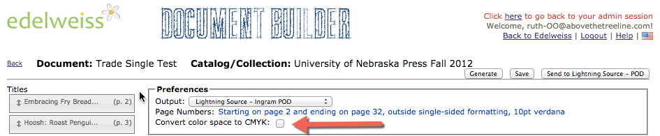 CMYK Box Document Builder – Support d'aide – Edelweiss+